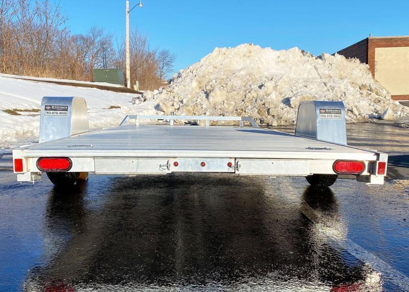 Aluma 8214H Heavy Duty Aluminum Trailer - Tuck Under Ramps - 5200# GVWR ...