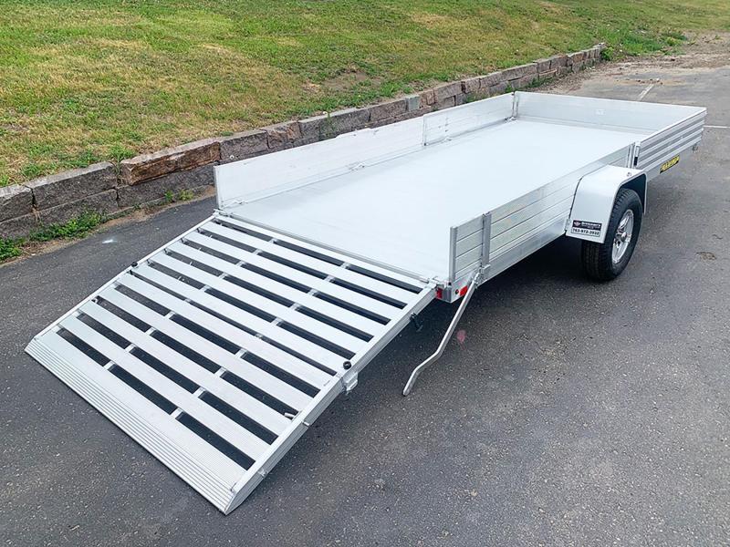 Aluma 8114 SR (81x14) Aluminum ATV Trailer - Side Ramps! | Near Me