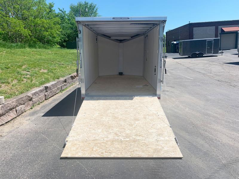 Lightning 7x12 Aluminum Enclosed Trailer - Rear Ramp Door! | Trailer Trader