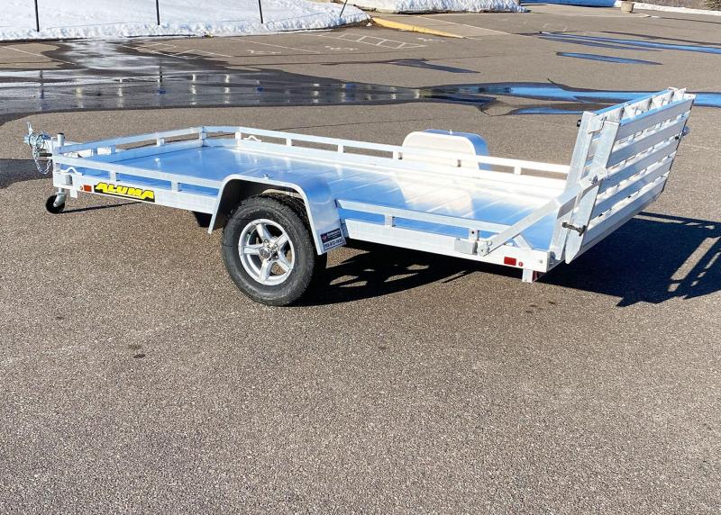 Aluma 7712H BT (77x12) Heavy Duty Aluminum Utility Trailer - Bi-Fold ...