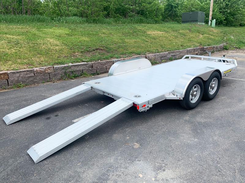 Aluma 8214TA Aluminum Trailer- Tandem 3,500# Axels- Tuck under ramps in ...