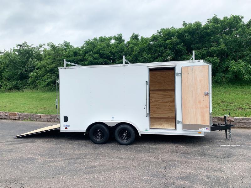 SALE! Continental Cargo 7x16 Enclosed Trailer - 32" Side Door -Rear ...