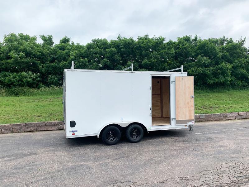SALE! Continental Cargo 7x16 Enclosed Trailer - 32" Side Door -Rear ...