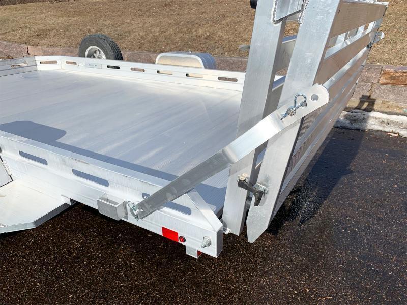 Aluma 7712H Aluminum Trailer-Bi-fold Rear Ramp! in Delano, MN | Trailer ...