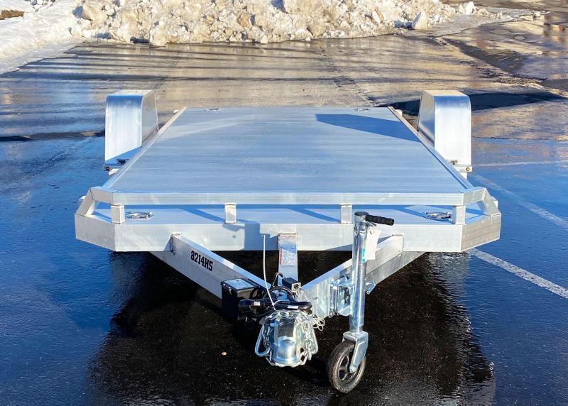 Aluma 8214H Heavy Duty Aluminum Trailer - Tuck Under Ramps - 5200# GVWR ...