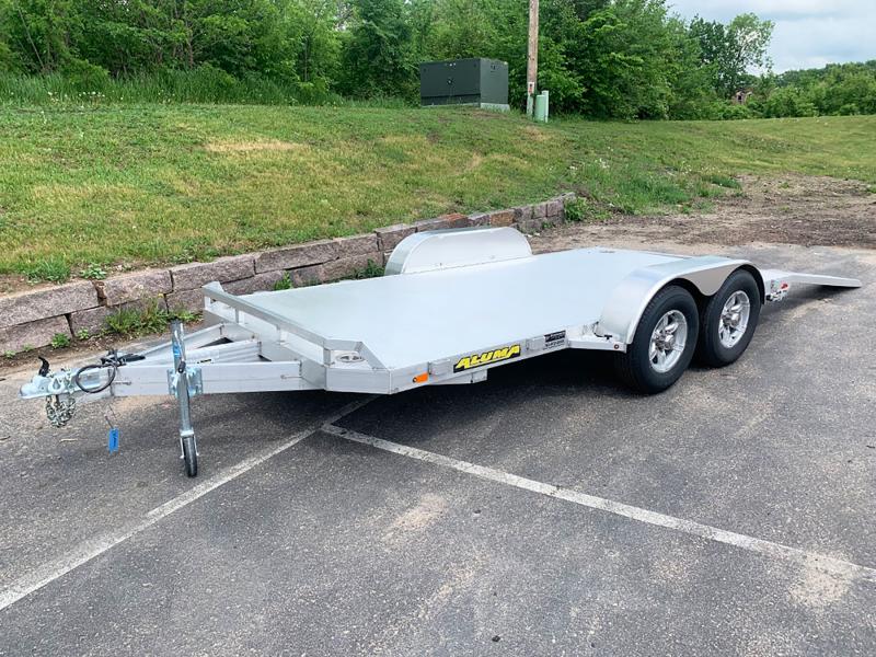 Aluma 8214TA Aluminum Trailer- Tandem 3,500# Axels- Tuck under ramps in ...