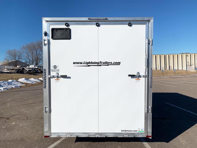 Lightning 7x14 Aluminum Enclosed Trailer - Rear ramp door in Delano, MN ...