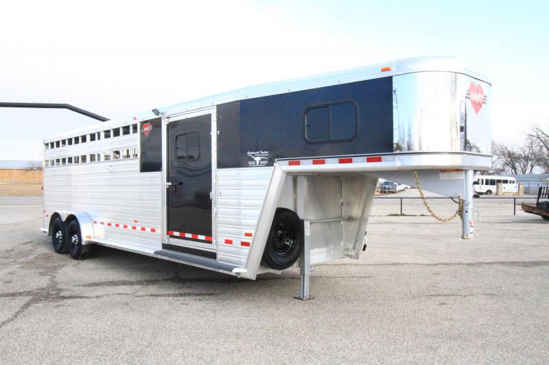2020 Hart Lariat 24' GN Stock Smart Tack II Livestock Trailer | Near Me ...
