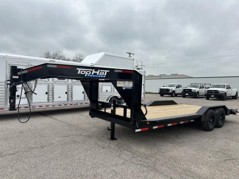 2025 Top Hat Trailers 20' GN Float Flatbed Trailer in Stephenville, TX ...