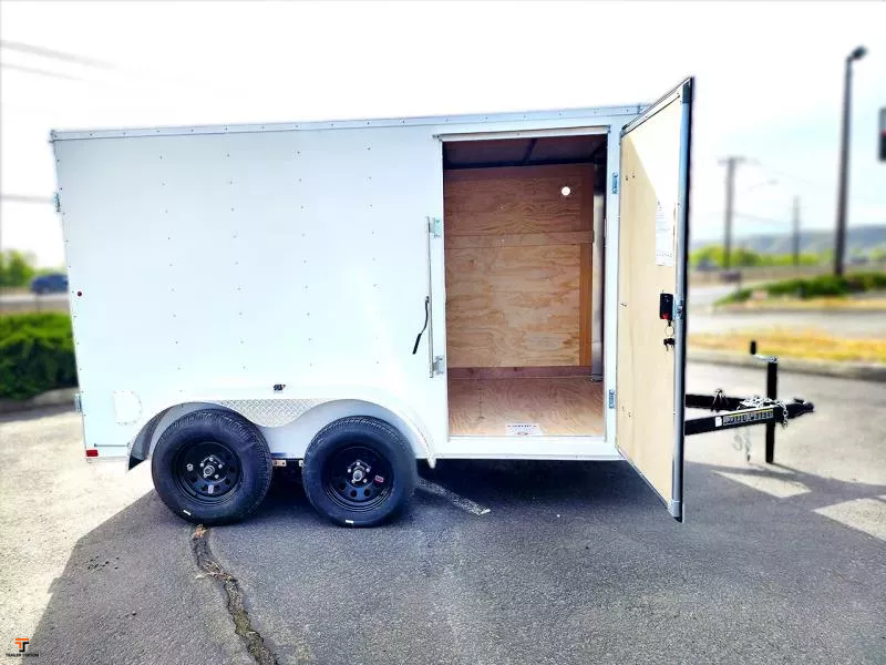 Carry-On 6 x 12 7K Radius Front Flat Roof Tandem Axle Cargo Trailer ...