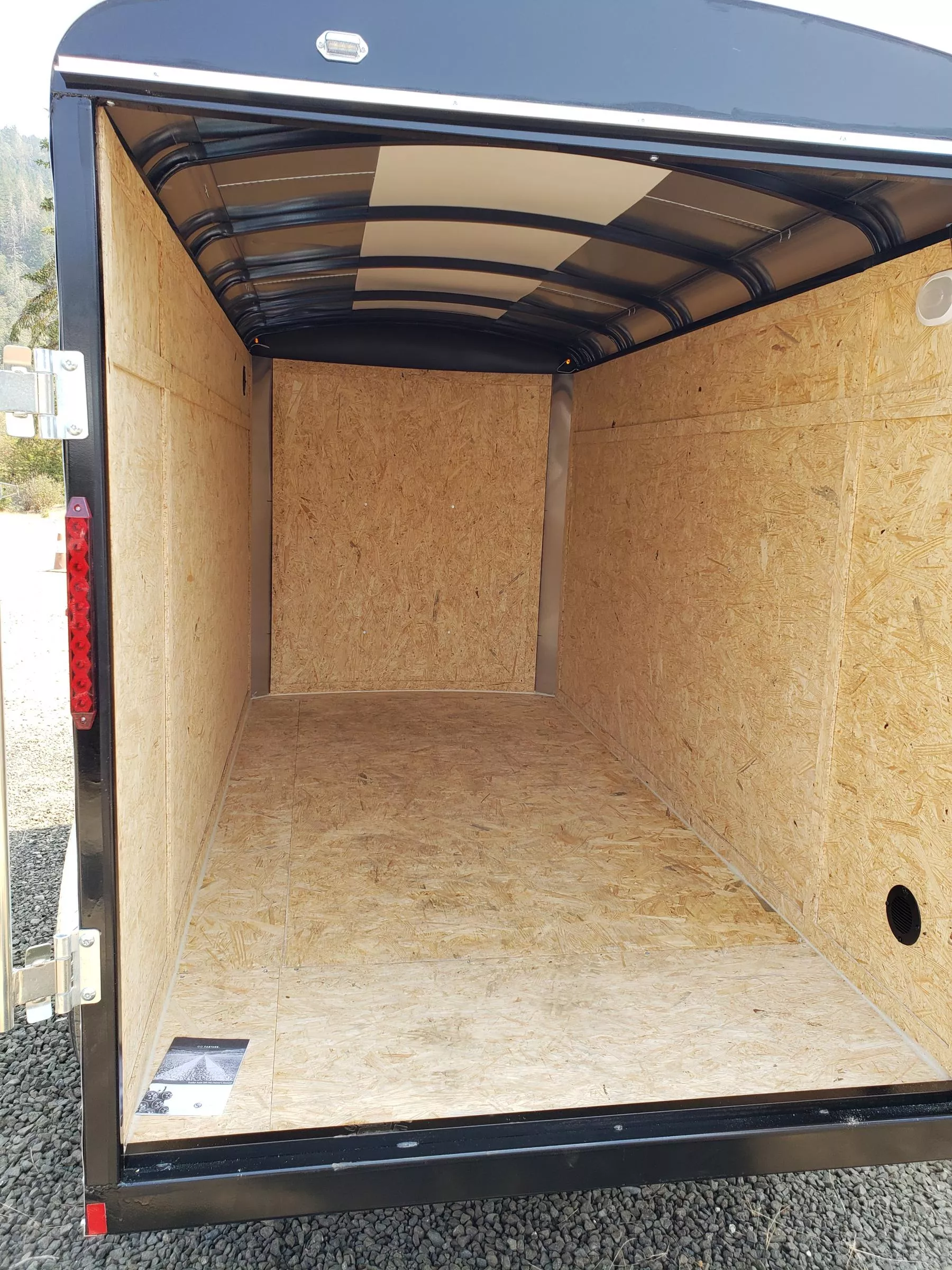 Criterion 5x10 Cargo Trailer - 3.5K Radius Nose and Top Barn Door 72 ...