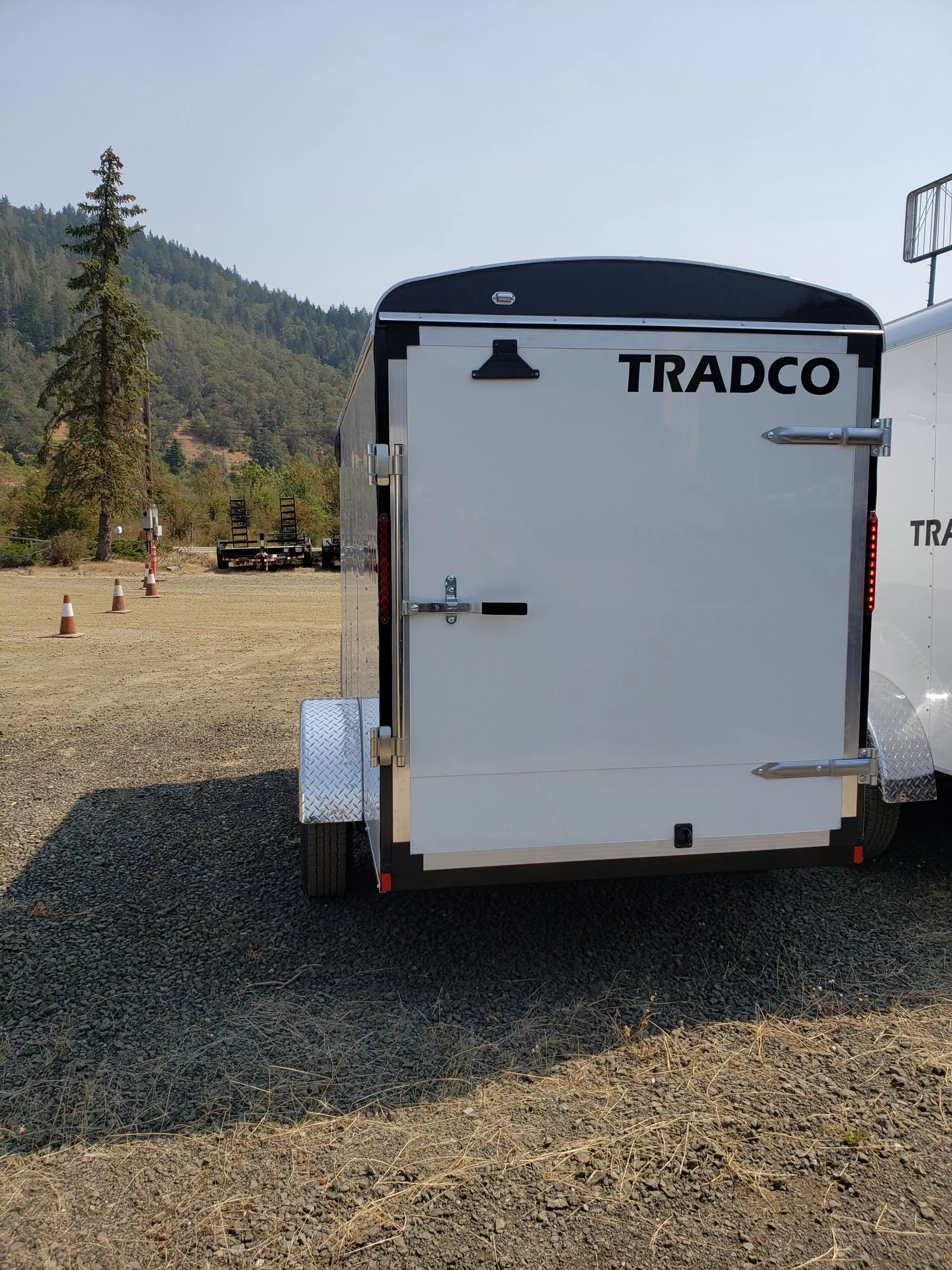 Criterion 5x10 Cargo Trailer - 3.5K Radius Nose and Top Barn Door 72 ...