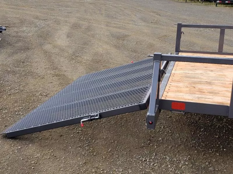 Summit 7x14 Utility Landscape Trailer - Tandem Axle - Fender High ...