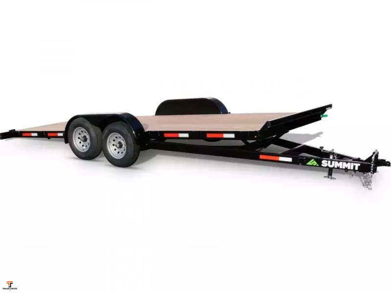 Summit 7x18 10K Full Tilt Deck Trailer - Cascade - Removable Fenders in ...