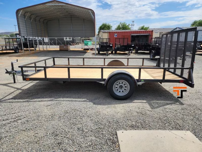 Summit 7x14 Utility Landscape Trailer - Single Axle - Fender High ...