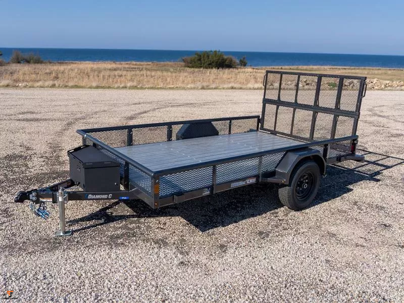 Diamond C 6 x 10 3.5K Utility Trailer w/Expanded Metal Sides PSA in ...
