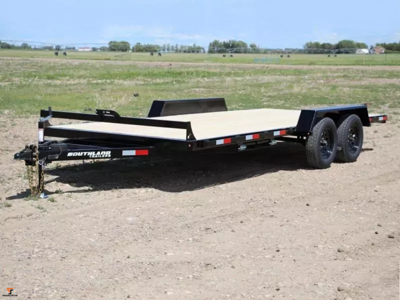 Southland 7 x 20 10K Straight Deck Equipment Trailer - Slide In Ramps ...