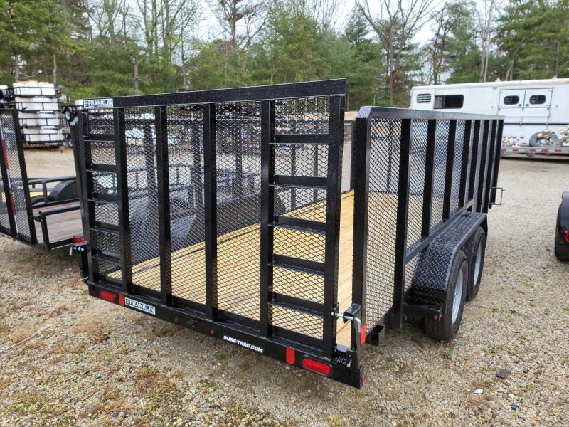 2021 Sure-Trac 7x16 High Mesh Side Utility Trailer 2023234 in West ...