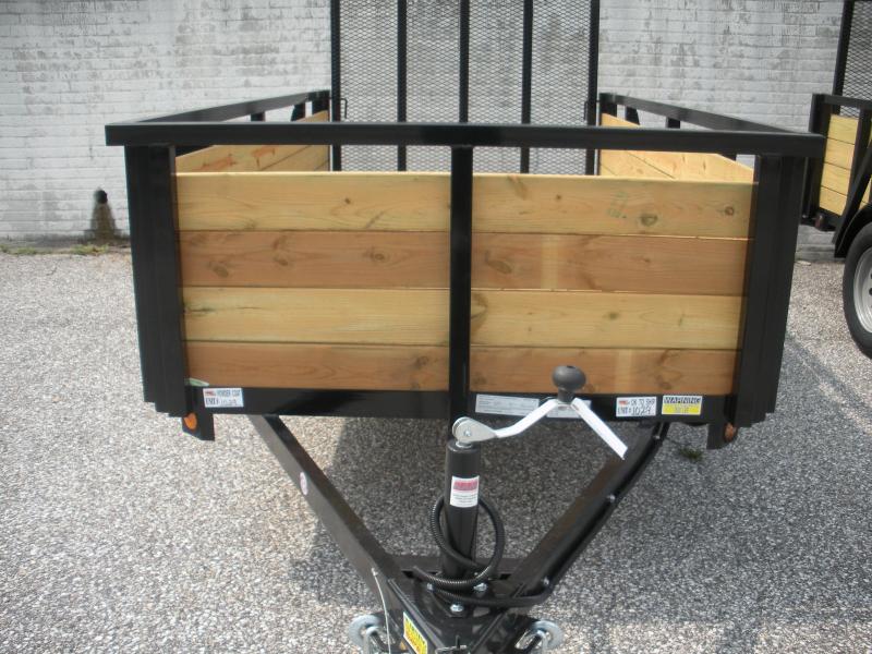 2020 Quality Steel and Aluminum 62" X 10' Wood High Side Utility ...