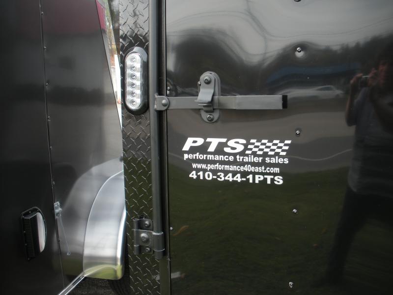 2023 Arising 6' X 12' 3K Black Out Enclosed Motorcycle Cargo Trailer in ...