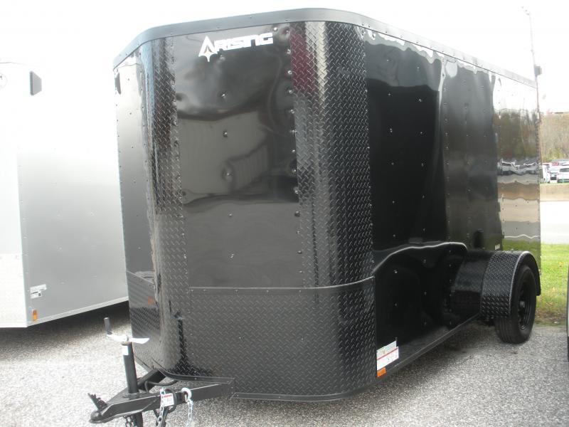 2023 Arising 6' X 12' 3K Black Out Enclosed Motorcycle Cargo Trailer in ...