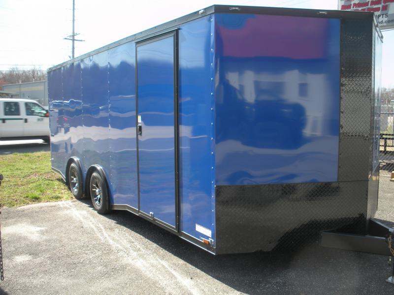 CURRENTLY UNAVAILBLE 2021 Anvil 8.5' X 20' Black Trim Pepsi Blue Spread ...
