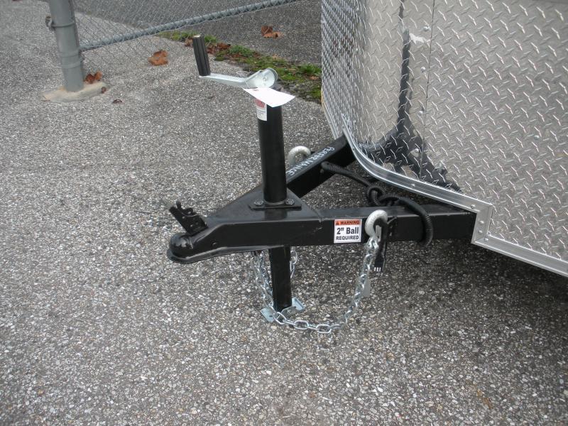 2023 Arising 6' X 12' 3K Enclosed Motorcycle Cargo Trailer in White ...