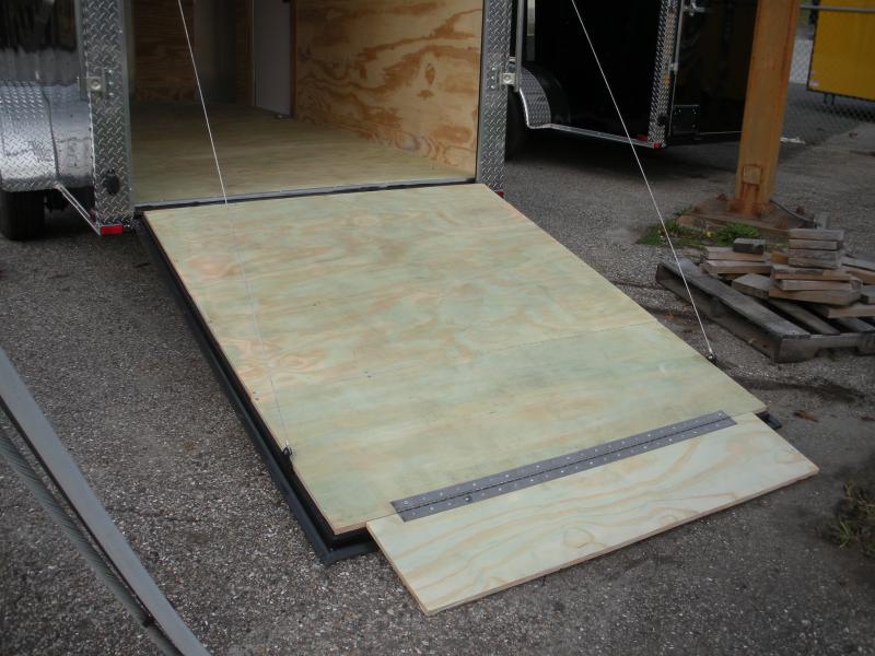 2023 Arising 6' X 12' 3K Enclosed Motorcycle Cargo Trailer in White ...