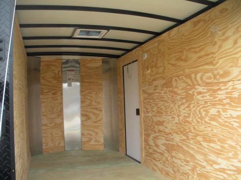 2023 Arising 6' X 12' 3K Black Out Enclosed Motorcycle Cargo Trailer in ...