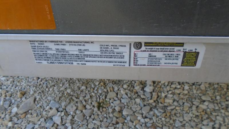2022 Legend 8X17 Aluminum Cargo with Custom Rotisserie Smoker in Nashua ...
