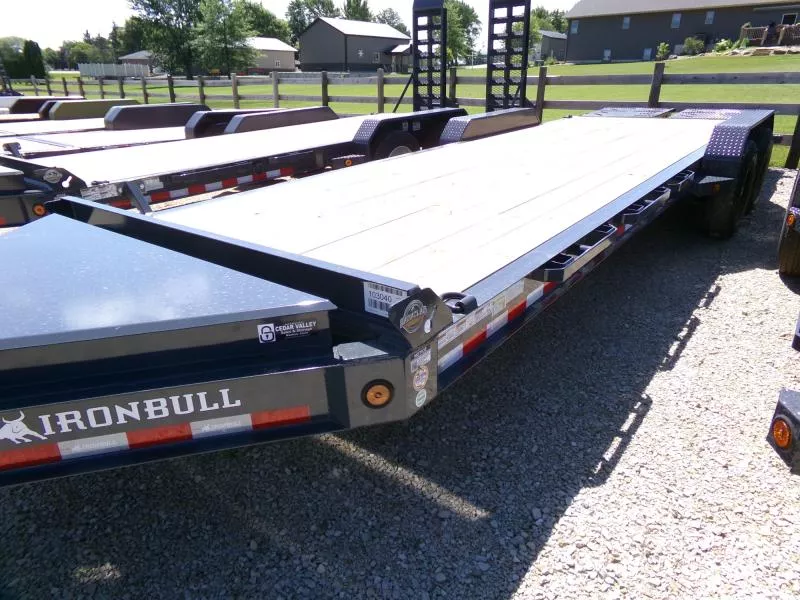 2026 Iron Bull 83 x 24 (21+3) EWB Equipment Trailer, Rampage Ramps, 14K ...