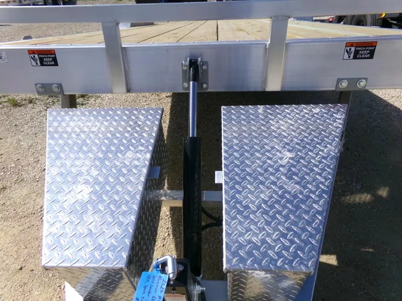 2025 H and H Trailer 82 x 22 Aluminum Electric Tilt Speed Loader Car ...