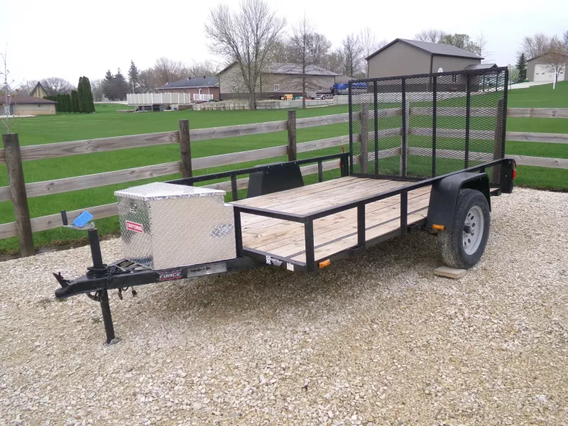 2018 G-Force Trailers USED-78" x 10' Utility Trailer, 2990# GVWR-1000 ...
