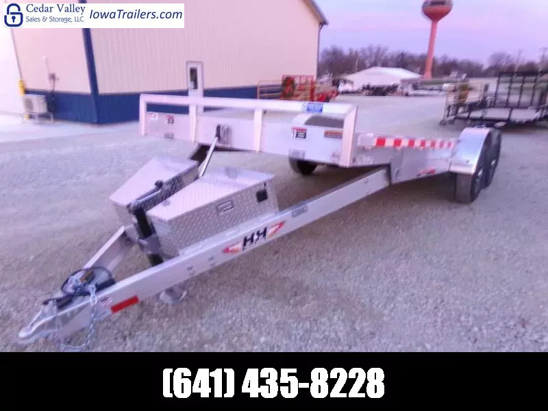 2026 H and H Trailer 82 x 22 Aluminum Electric Tilt Speed Loader with ...