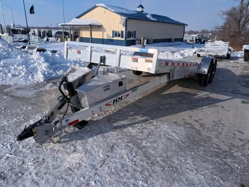 2026 H and H Trailer 82 x 24 Aluminum Electric Tilt Speed Loader Car ...