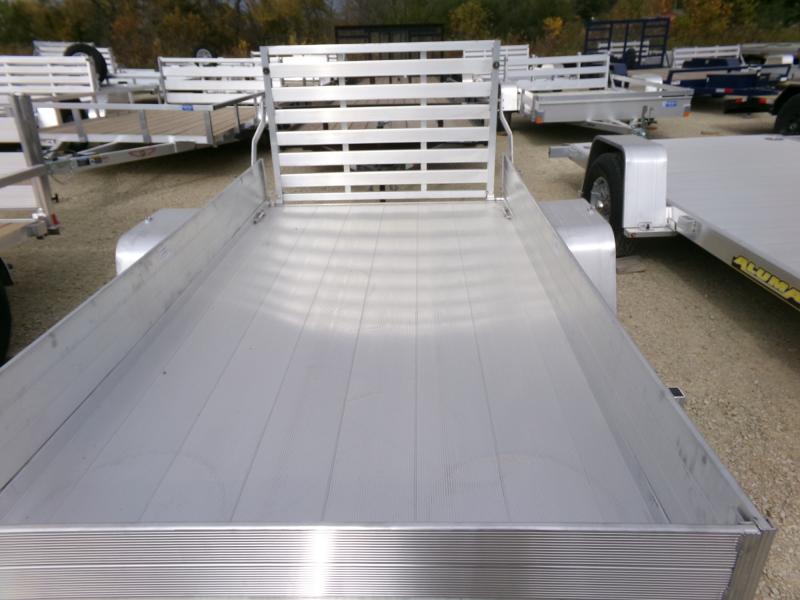 2025 Aluma 63 x 10 Single Axle Solid Side Utility Trailer Utility ...