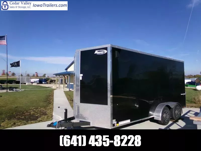 2026 Formula Trailers 7 x 16 x 7 Traverse Flat Top V-Nose Enclosed with ...