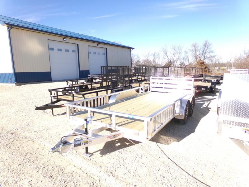 2025 H and H Trailer H&H 82x16 Aluminum ATV Trailer, Tandem Axle ...