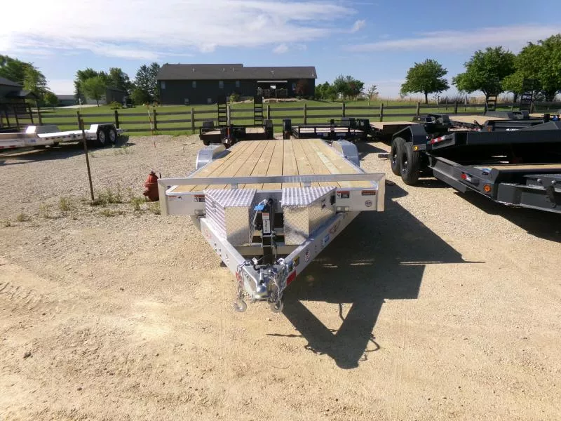 2025 H and H Trailer 82 x 22 Aluminum Electric Tilt Speed Loader Car ...