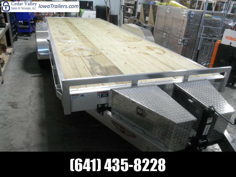 2022 H and H Trailer 82x20 Aluminum Electric Tilt Speed Loader Car ...