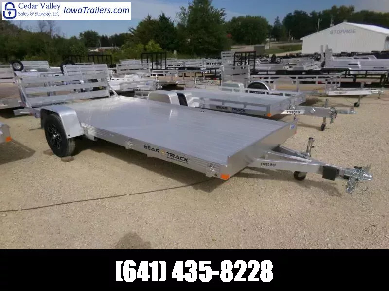 2025 Bear Track 80" x 15' Aluminum Utility Trailer ATV Trailer in ...