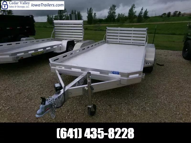 2026 Aluma 78x14 Tandem Axle, Slotted Rail with Brakes and 2K Rated Bi ...