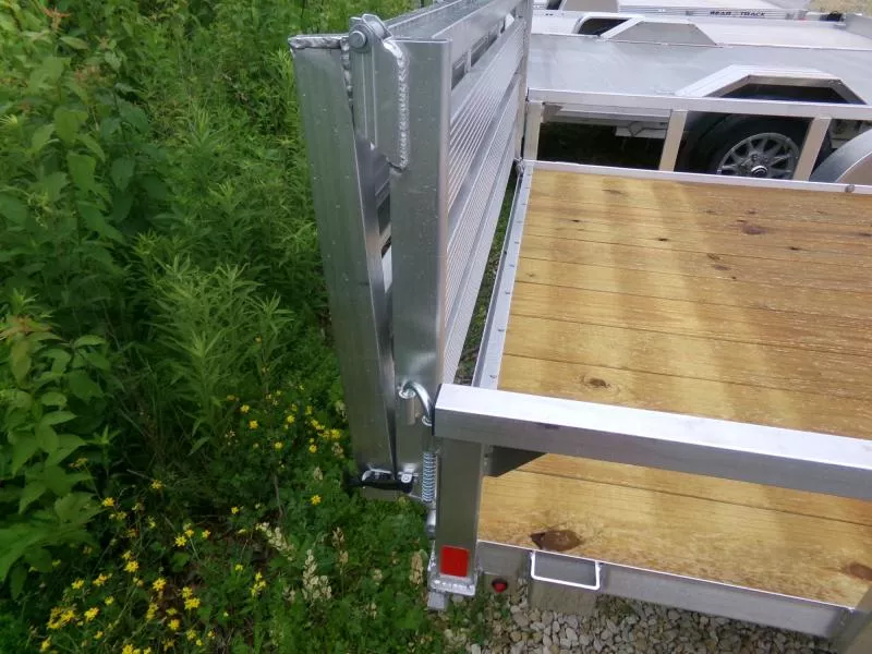 2025 H and H Trailer 82 x 14 Aluminum Rail Side Utility , 3K Idler ...