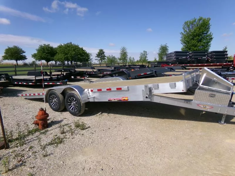 2025 H and H Trailer 82 x 22 Aluminum Electric Tilt Speed Loader Car ...