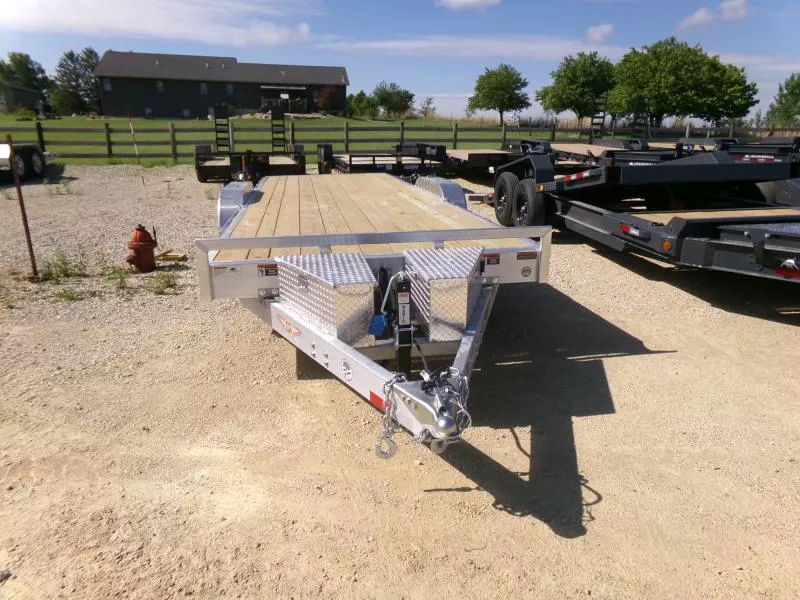 2025 H and H Trailer 82 x 22 Aluminum Electric Tilt Speed Loader Car ...