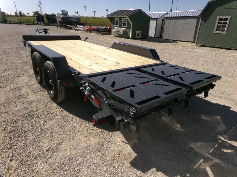 2026 Iron Bull 83 x 18 (15+3) EWB Equipment Trailer,14K GVWR, Gray with ...