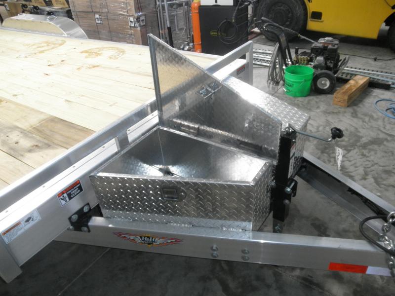 2022 H and H Trailer 82x20 Aluminum Electric Tilt Speed Loader Car ...