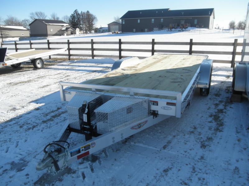 2022 H and H Trailer 82x20 Aluminum Electric Tilt Speed Loader Car ...