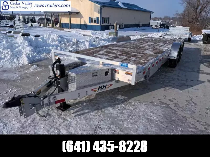 2026 H and H Trailer 82 x 24 Aluminum Electric Tilt Speed Loader Car ...