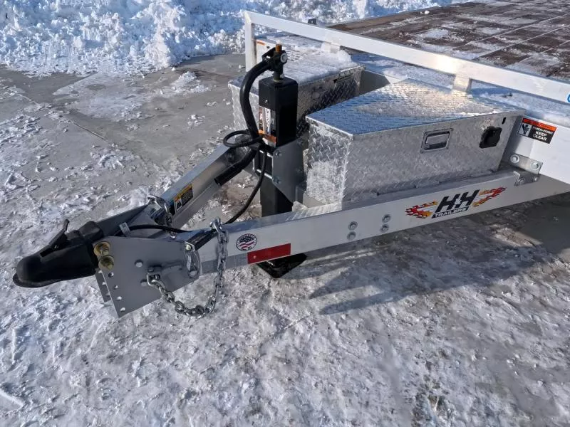 2026 H and H Trailer 82 x 24 Aluminum Electric Tilt Speed Loader Car ...